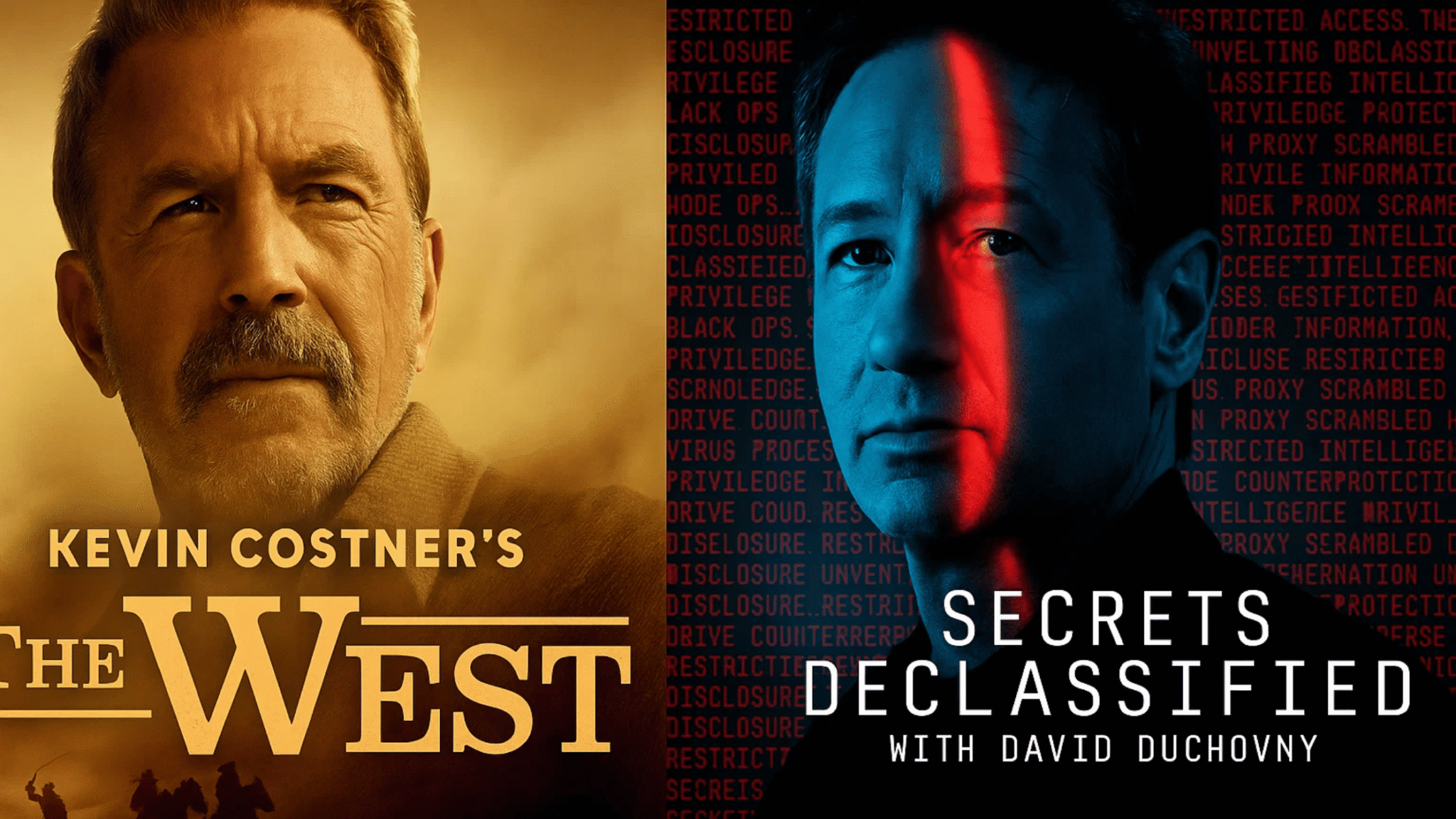 TV-tip voor het najaar: David Duchovny en Kevin Costner op The HISTORY ...