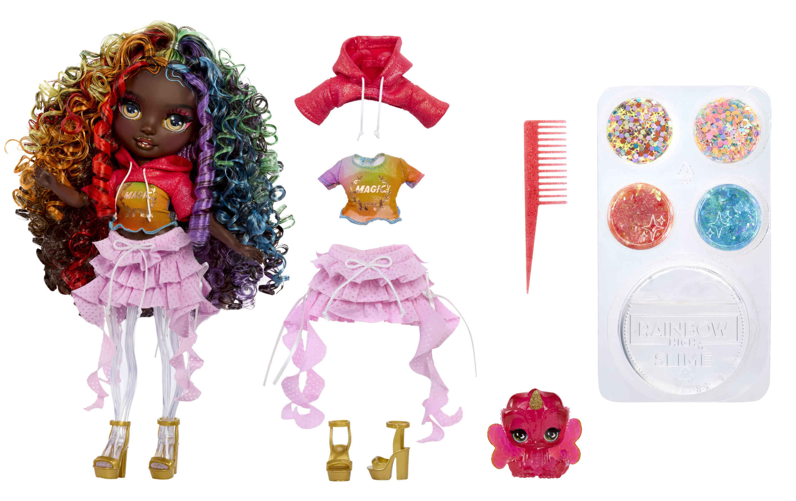 WinAdvent Dag 6 | Rainbow High Shimmers met Slijm | Mama's Liefste